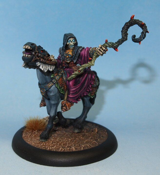 Mounted Liche - Soul Crux, Undead Leader - Diehard Miniatures