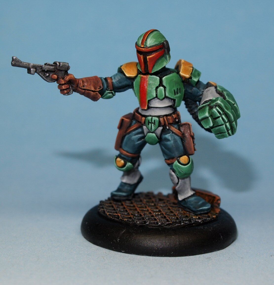 Django - Sci-fi Bounty Hunter - Wargames Miniatures - Diehard Miniatures