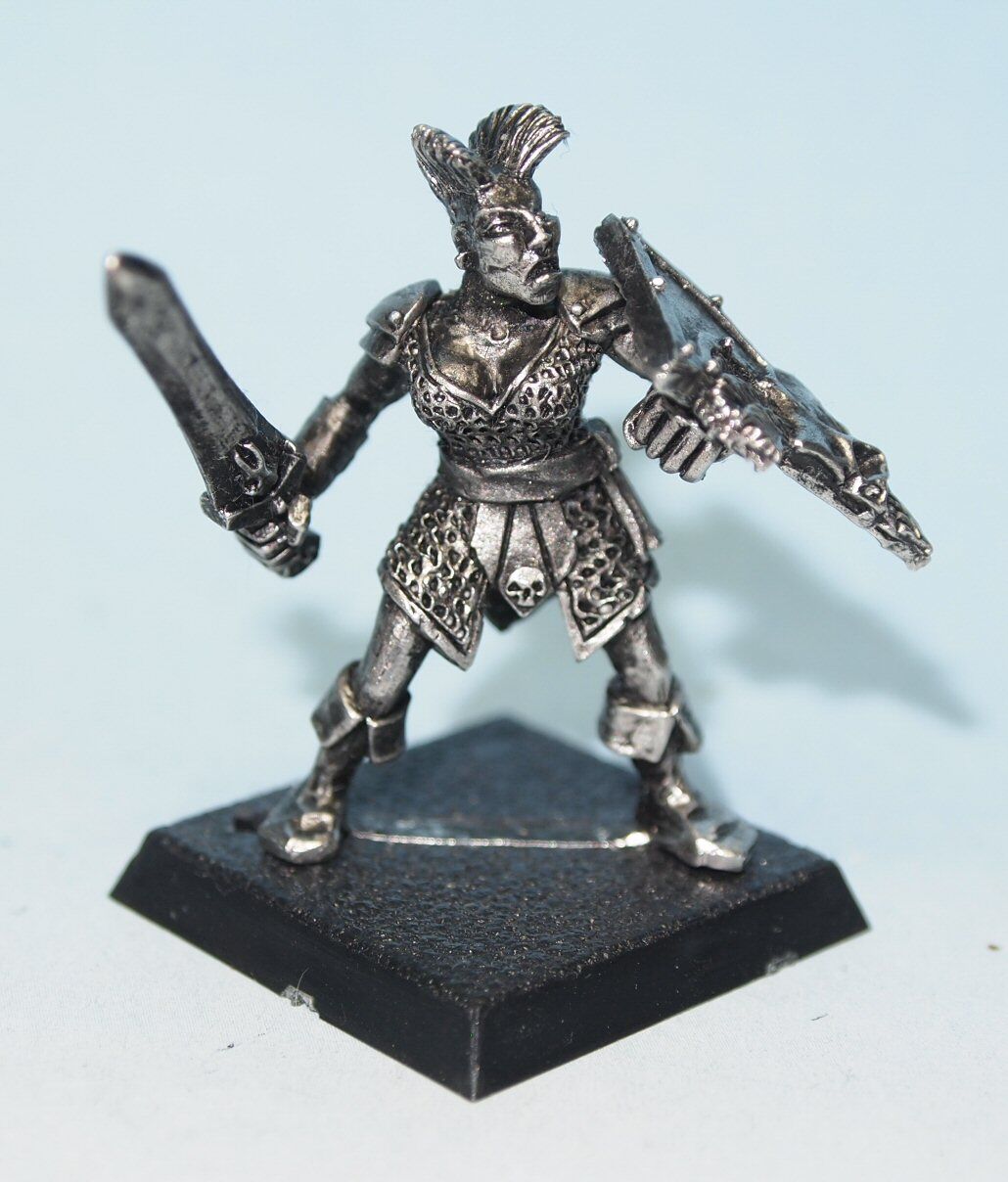 Flint - Chaos Dark Elf Warrior - Diehard Miniatures