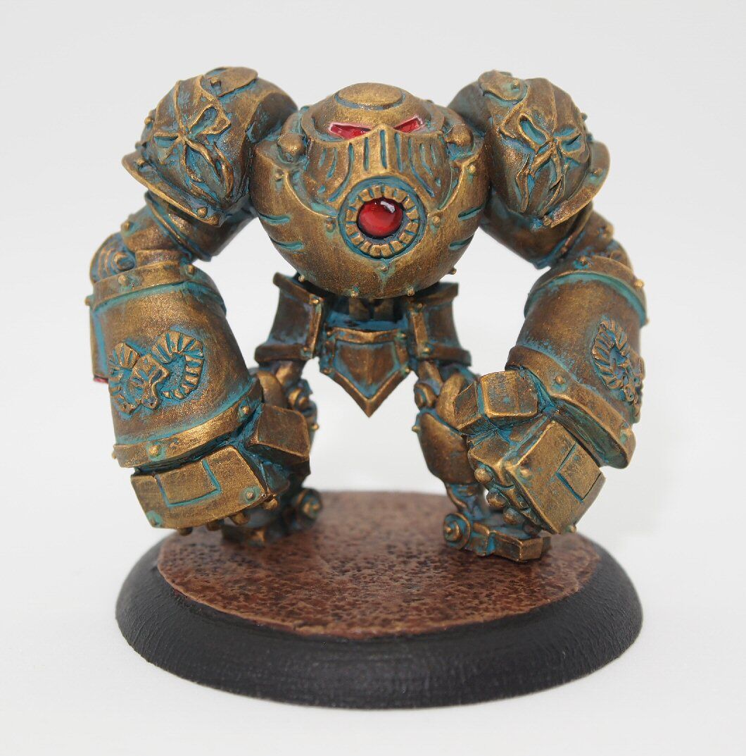 Robots - Bullroarer the Clockwork Golem - Diehard Miniatures