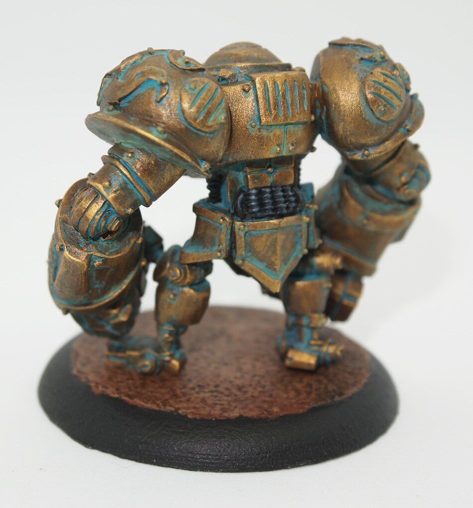 Robots - Bullroarer the Clockwork Golem - Diehard Miniatures