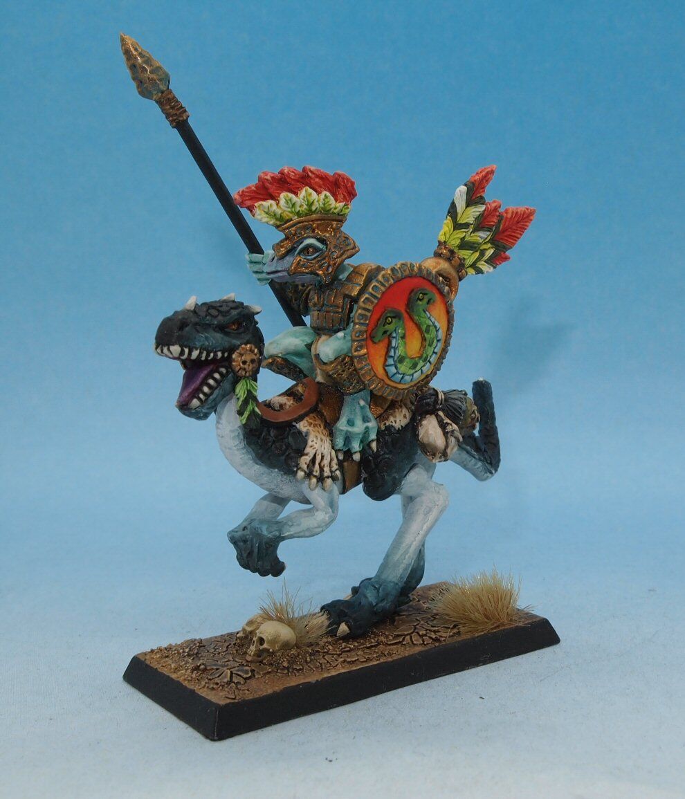 Mounted Eru-Kin Lancer Unit - ( 5 Frogs on Lizards with Spears)