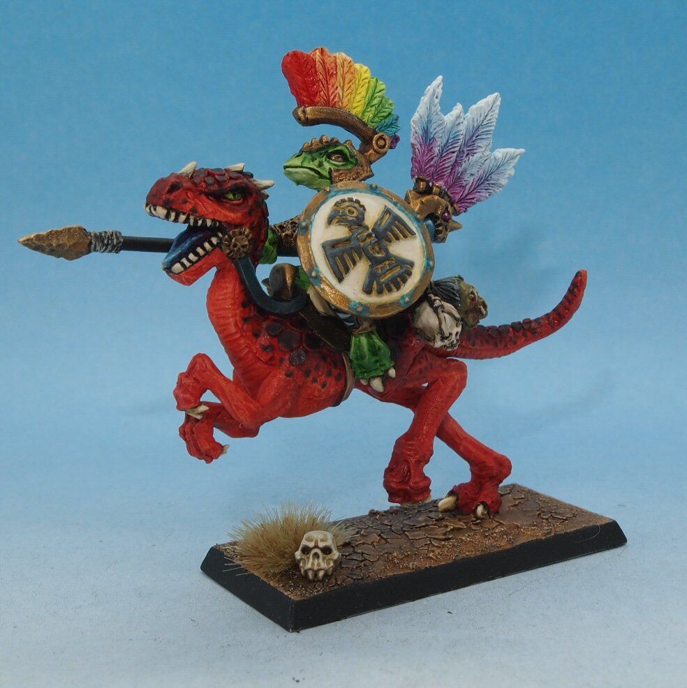 Mounted Eru-Kin Lancer Unit - ( 5 Frogs on Lizards with Spears)