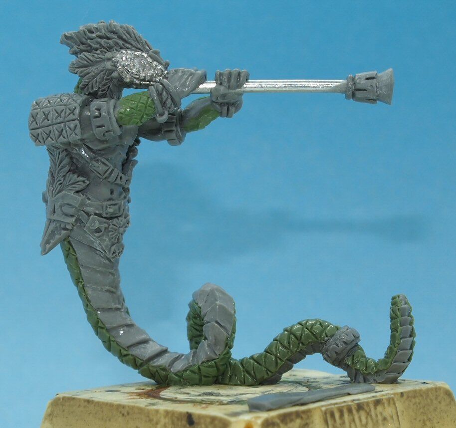 Xiuhcoatl-Snakeman Ally - Diehard Miniatures