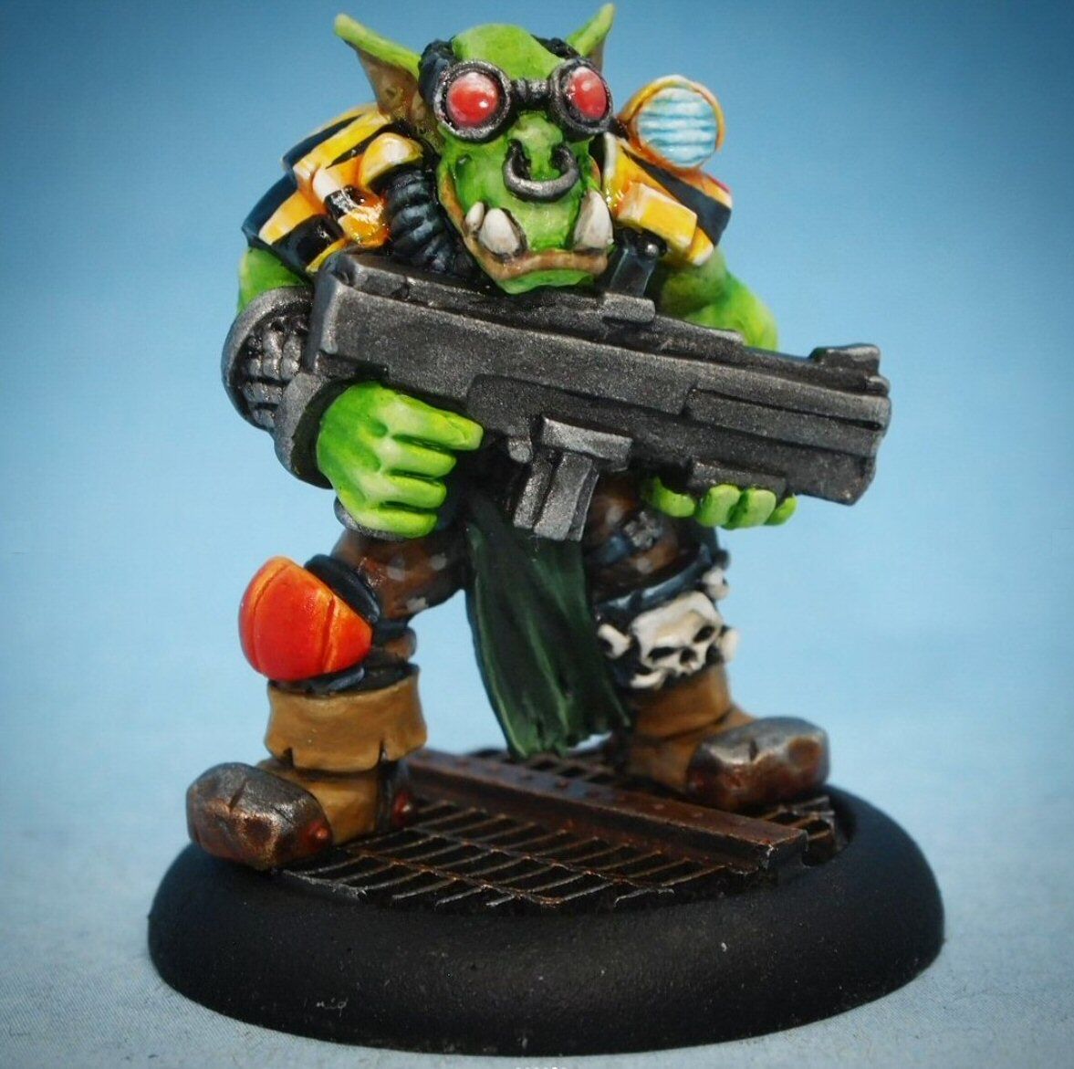 Sci-Fi-Orc Mercenary Team 1-Armed With A Mix Of Guns