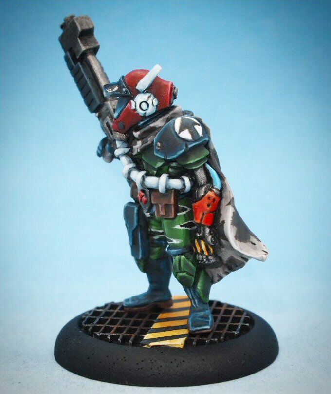 Lt. Rasczak-E-Corp Explorer-Armed with Turbo Shotgun